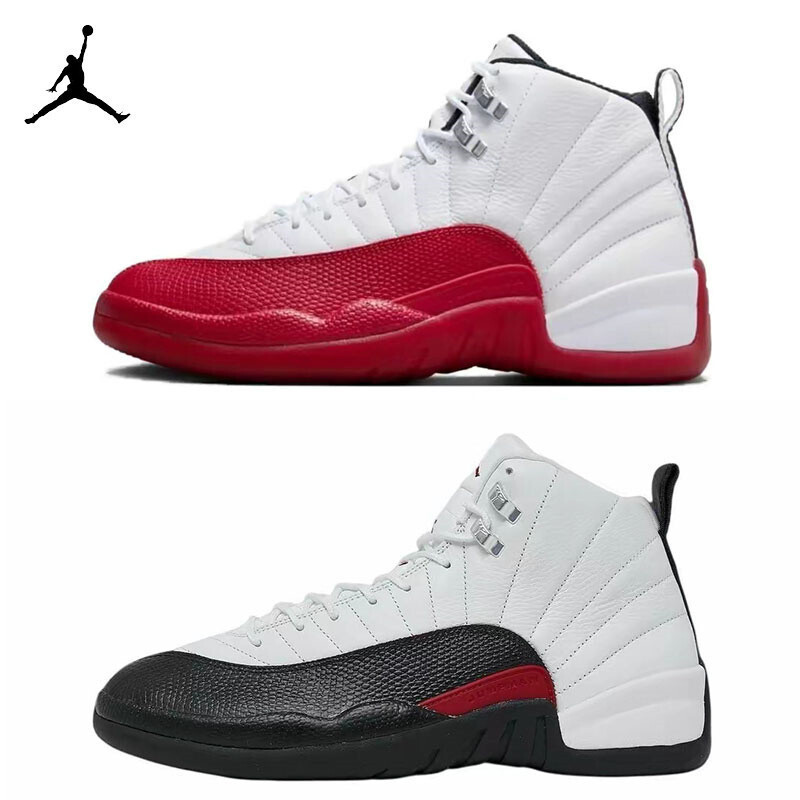AIR JORDAN 12 Basketball Shoes Breathable Wear-Resistant Anti-Slip ...