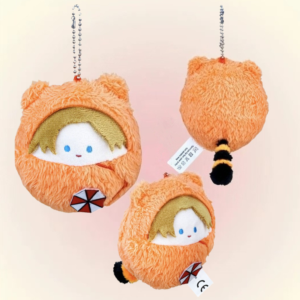 New Biohazard Resident Evil Plushie Keychain, Leon S. Kennedy Plush ...
