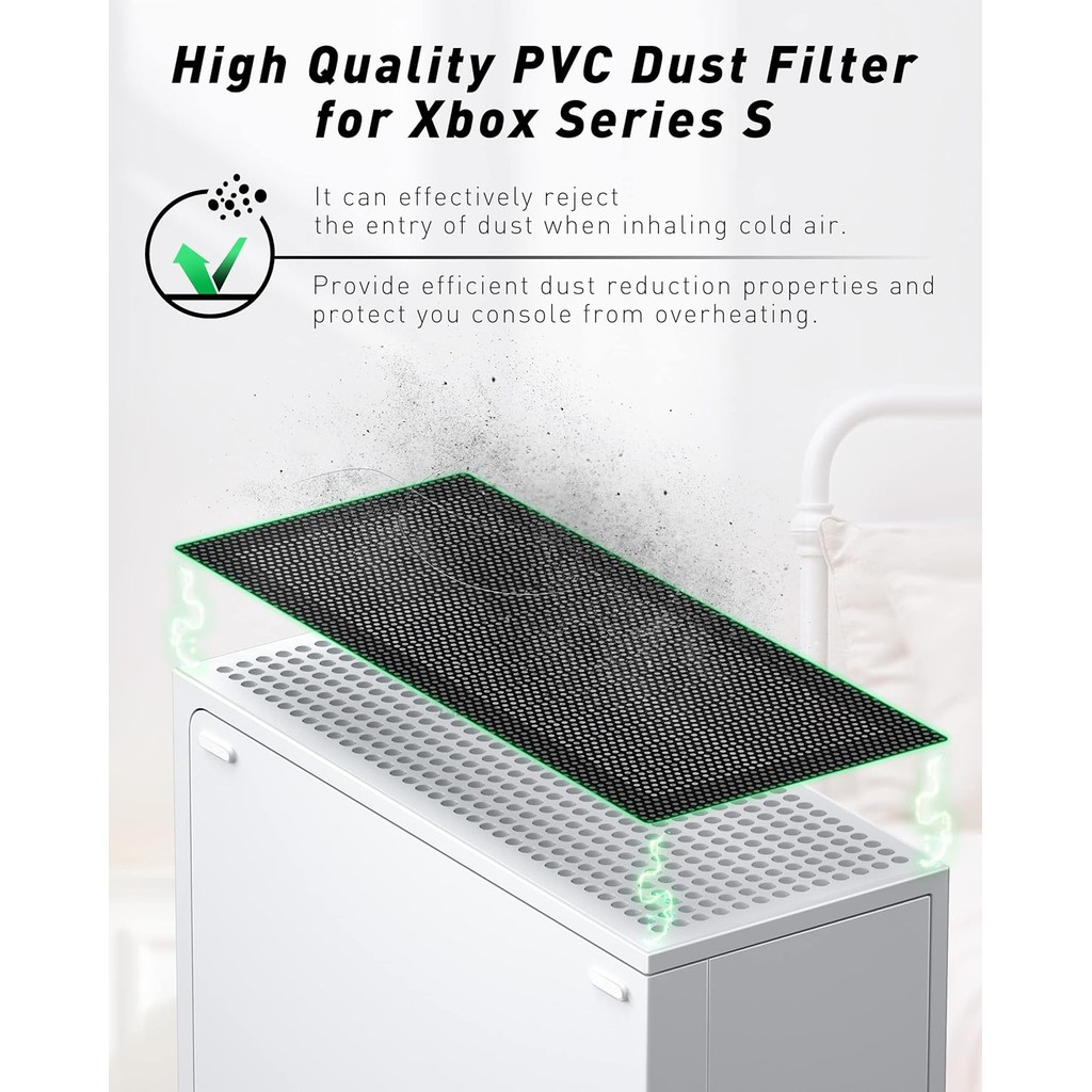 Dust Filter Set for Xbox Series S Console - Include 7 Silicone Dust ...