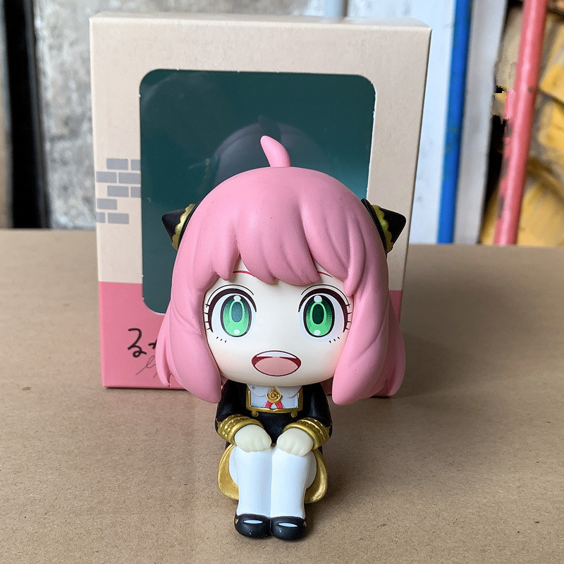 SPY×FAMILY Aniya Figure Anime Sitting Figure Model Ornament | Shopee ...
