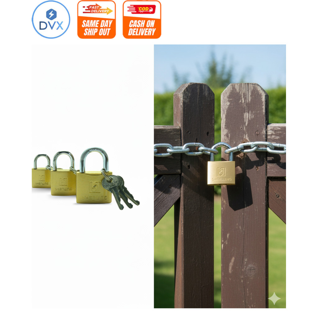 COD DVX #6159 Padlock Multipurpose Anti-Thief Lock Kandado | Shopee ...