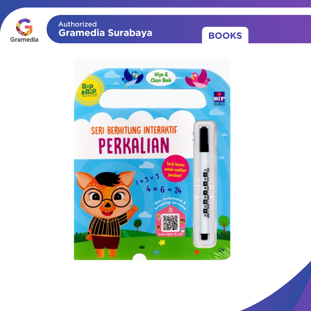 Gramedia Surabaya - Interactive Multiplication Counting Series Book ...