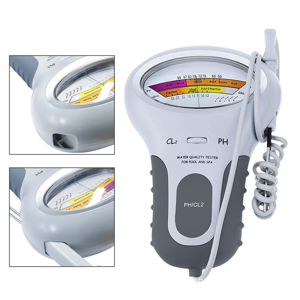 PH Chlorine Meter CL2 Measuring Professional PH Chlorine Cl2 Level ...