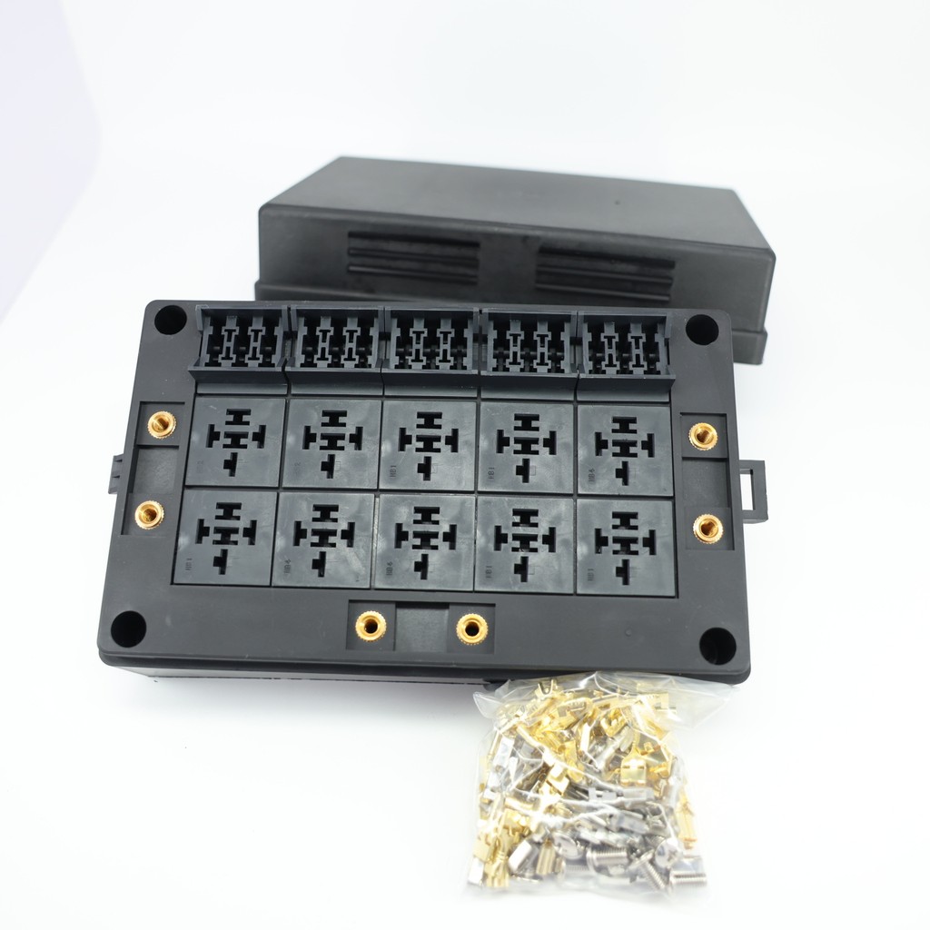 15Road DIY Free Combination Relay Box Small Car Control Box Insert Type ...
