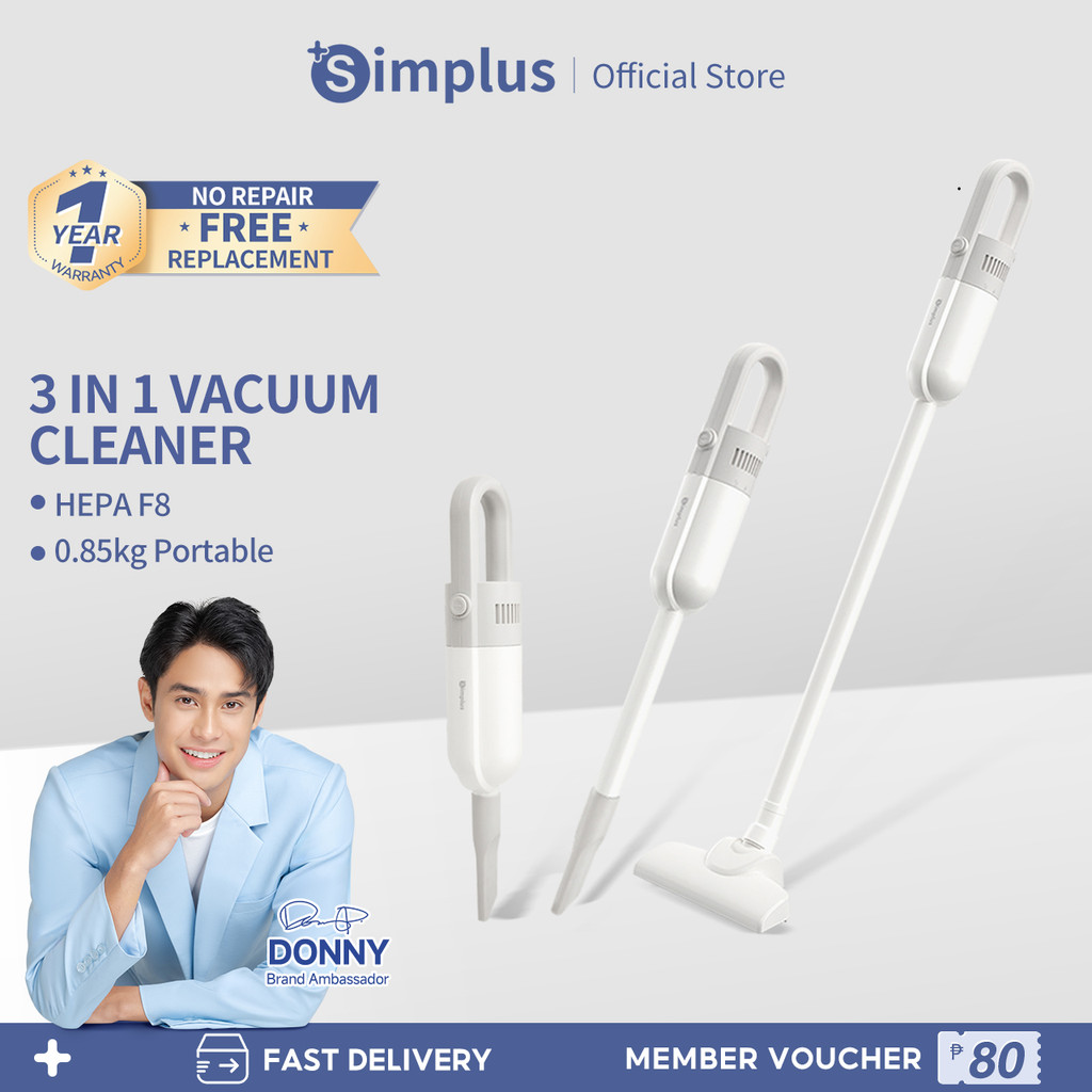 Simplus Vacuum Cleaner 3 in 1 Handheld Ultra Light Strong Suction ...
