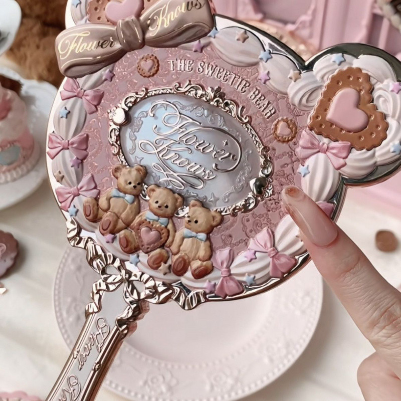 FLOWER KNOWS Handheld Mirrors Sweetheart Bear Handheld Mirrors Cute ...