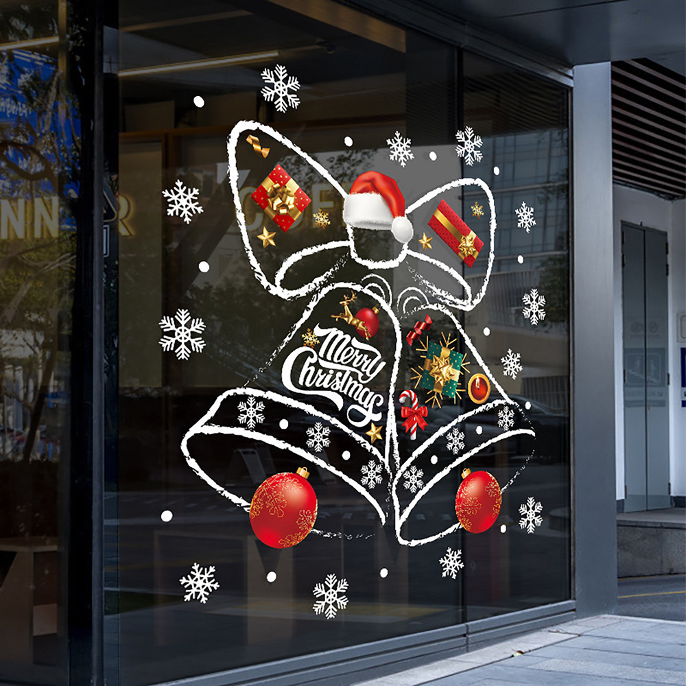 Christmas Bell Sticker For Window, Cupboard, Glass Decoration, Door And ...