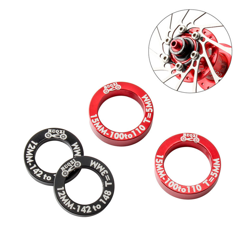 [COD]-2Pcs Aluminum Bike Bicycle Hub Conversion Spacers Kit 18.9*3mm/21 ...