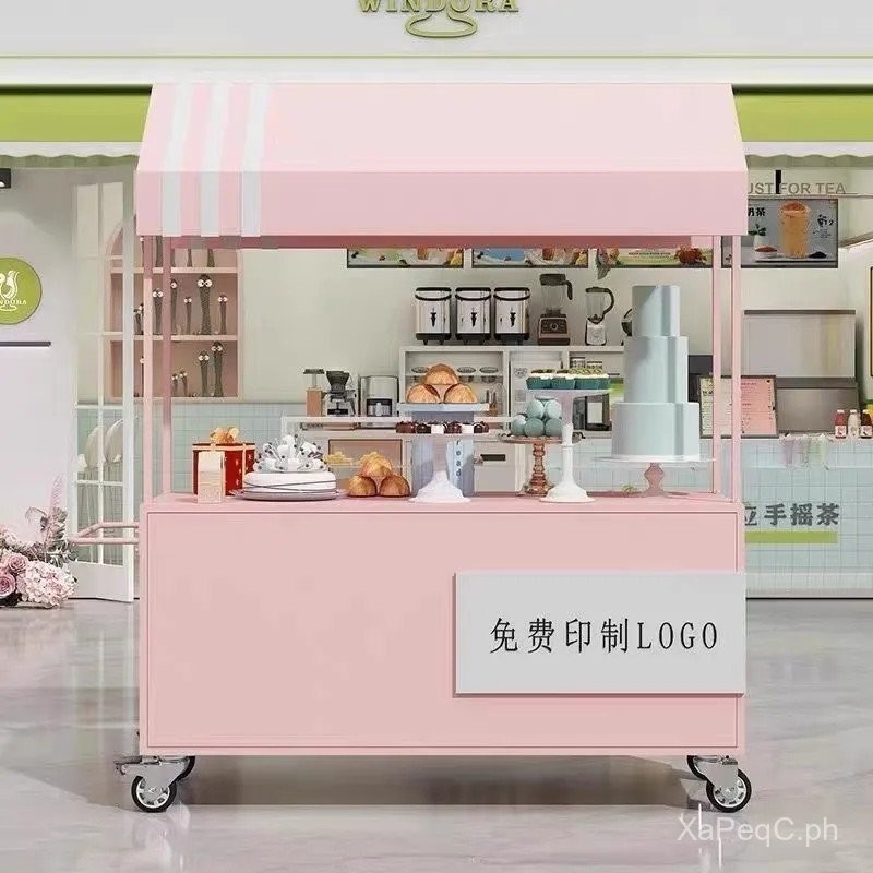 Mobile Stall Cart Night Market Food Cart Street Stall Flower Cart ...