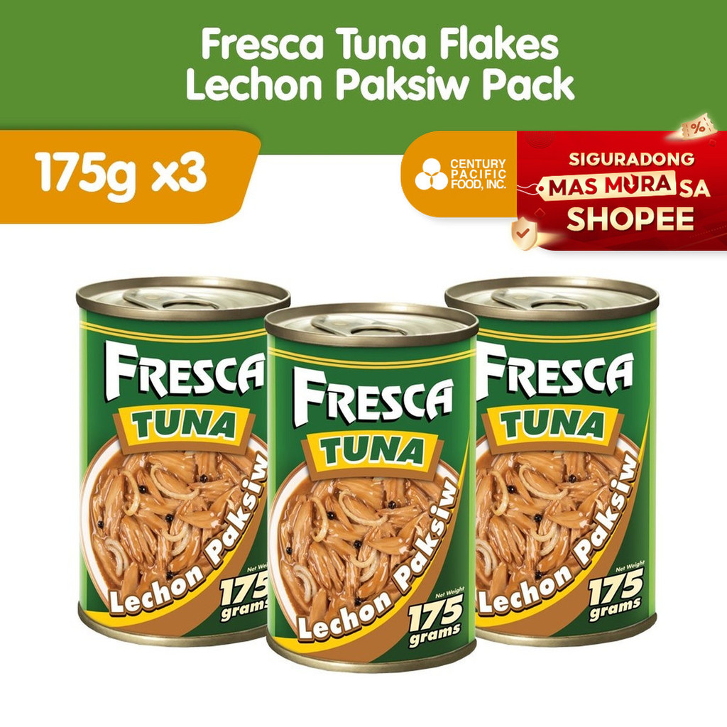 Fresca Tuna Flakes Lechon Paksiw 175g (Pack of 3) | Shopee Philippines