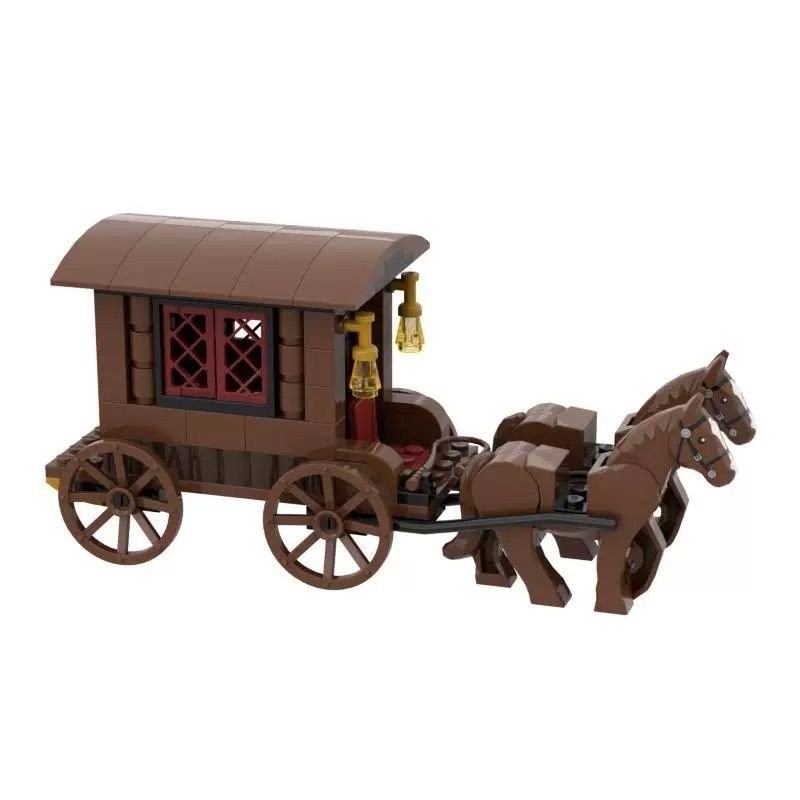 Building Blocks MOC Disabled Carriage Assembly Cao Cao Guan Yu Zhao Yun ...