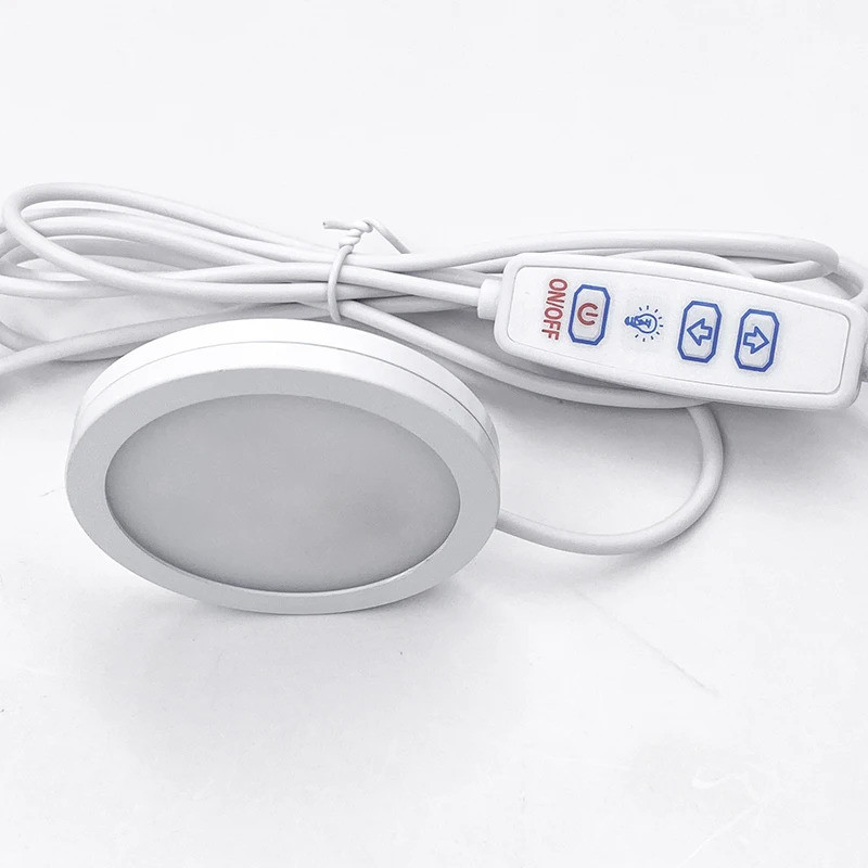 Ultrathin 8mm USB 5V 3W Dimmable Spotlight Surface Mounted Mini LED Circular Simple Ceiling ...