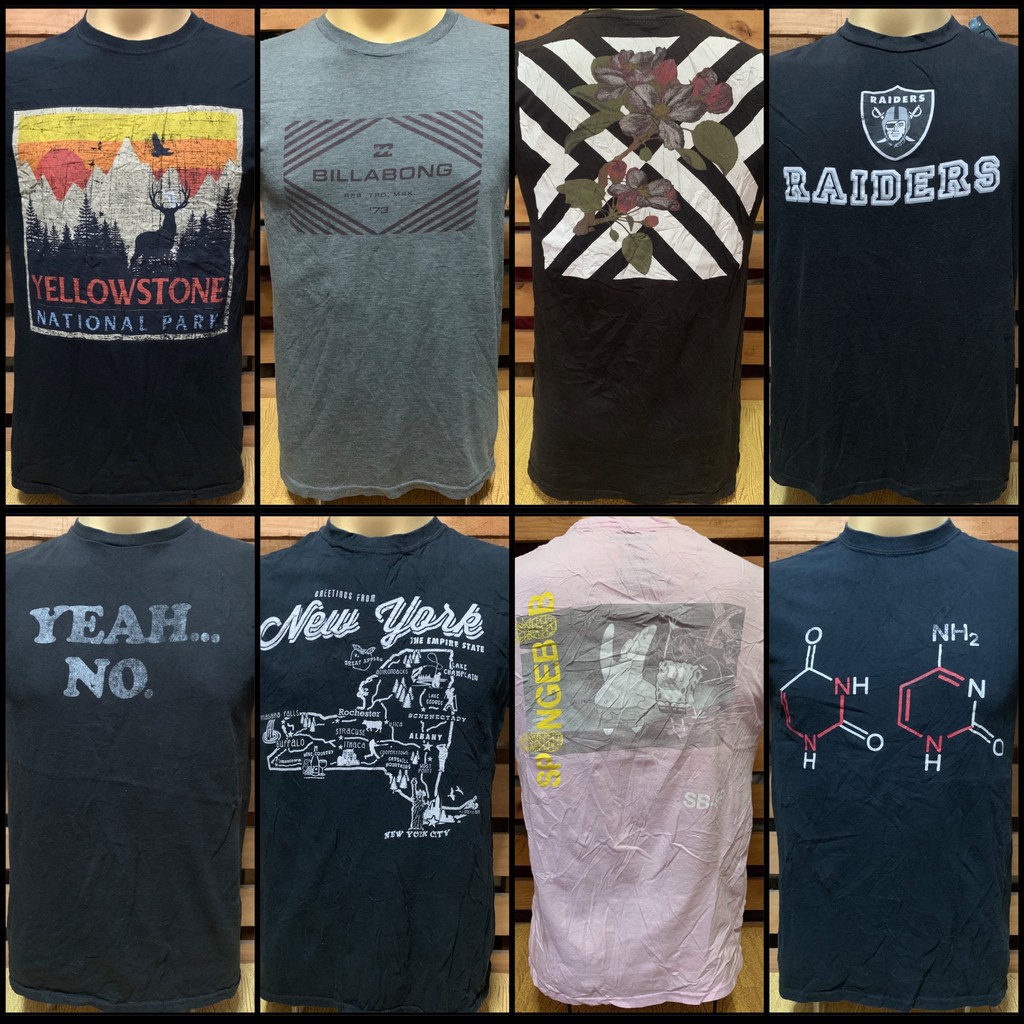 Second-Hand T-Shirt size M (Chest 18.5"-20") | Shopee Philippines