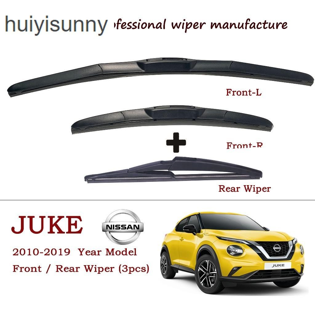 HYS For Nissan Juke F15 Wiper Blade Set (Front/Rear) for 2010 to 2019 ...