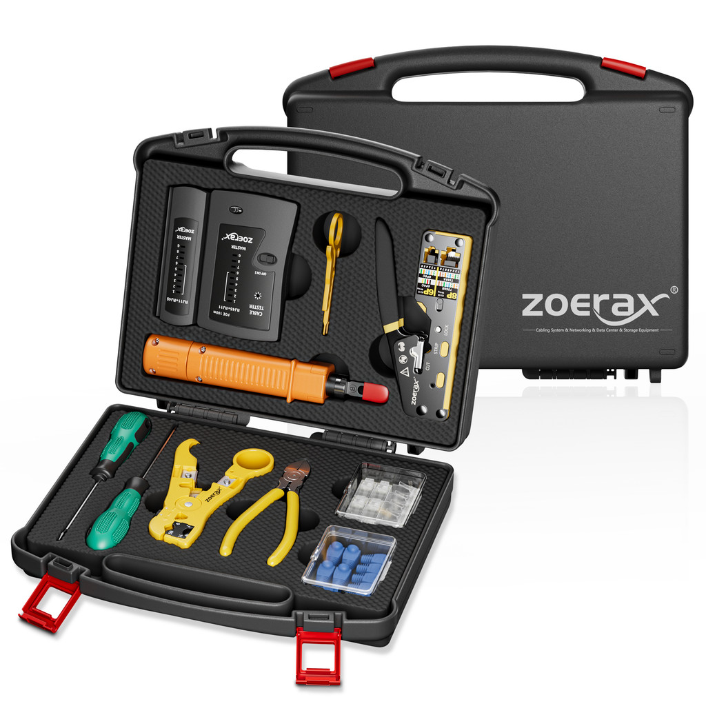 ZoeRax Portable RJ45 Tool Kit Home Network Repair Essential AllinOne ...