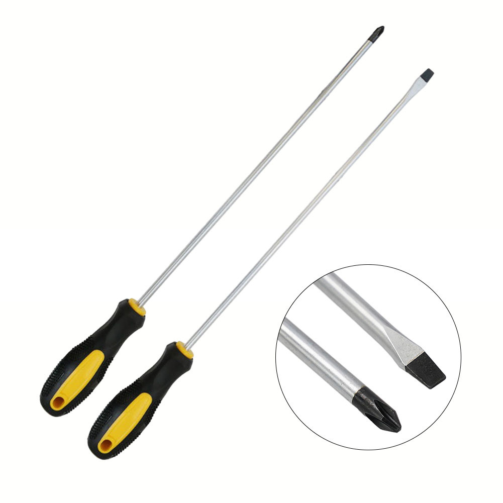 【smelling】 12Inch Long Slotted Cross Screwdriver Magnetic Screwdriver ...