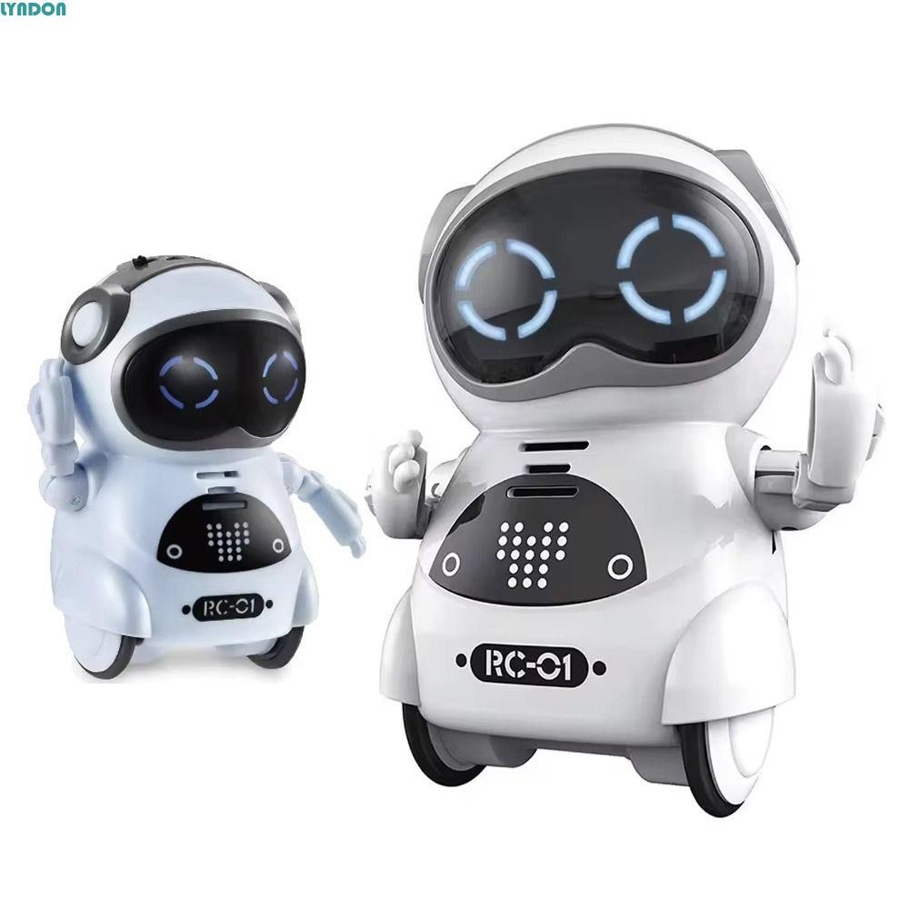 LYNDON Pocket Robot, Voice Recognition Singing Dancing Talking ...