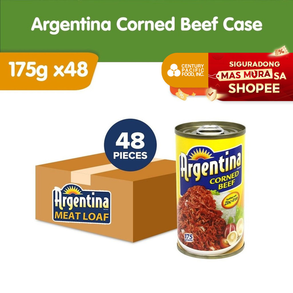 Argentina Corned Beef 175g (Case of 48pcs) - 100% Pure Beef, High ...