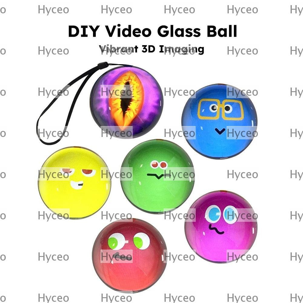 HYCEO Video Display Ball, Effect DIY Crystal Ball, Pixel Display ...