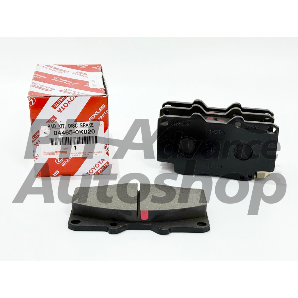 Toyota Fortuner Brake Pads 2005-2011 (FRONT) 04465-0K020 | Shopee ...