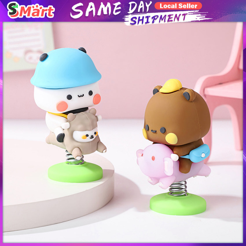 Cute Bubu Dudu Panda Bear Figure Kawaii Cartoon Panda Model Creative ...