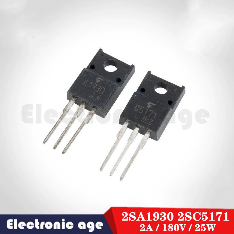 COD-2Pairs Original ( 2pcs A1930 + 2pcs C5171 ) TO-220 2SA1930 2SC5171 ...