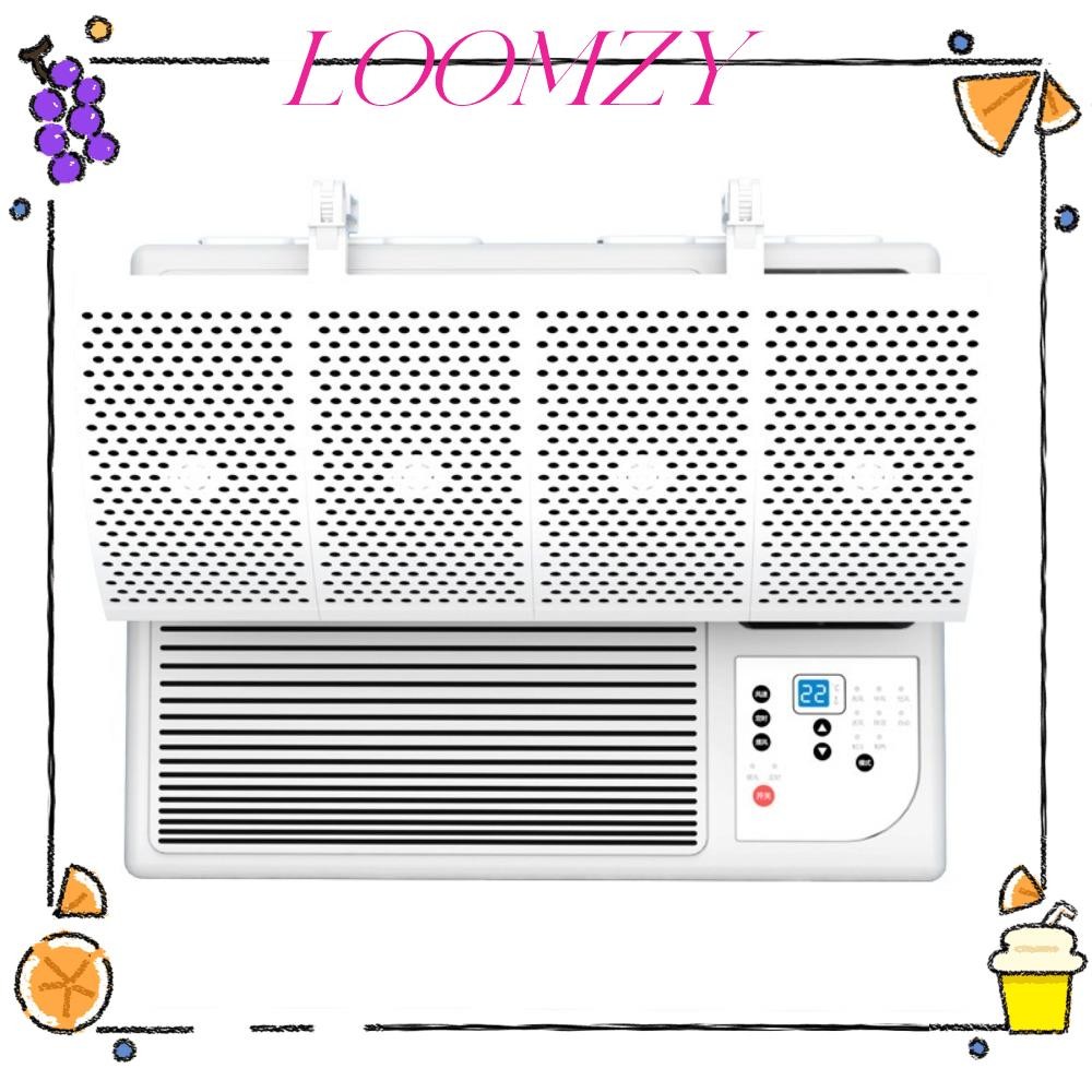 LOOMZY Air Conditioner Wind Shield, 4 Leaf Window Type Air Conditioner ...