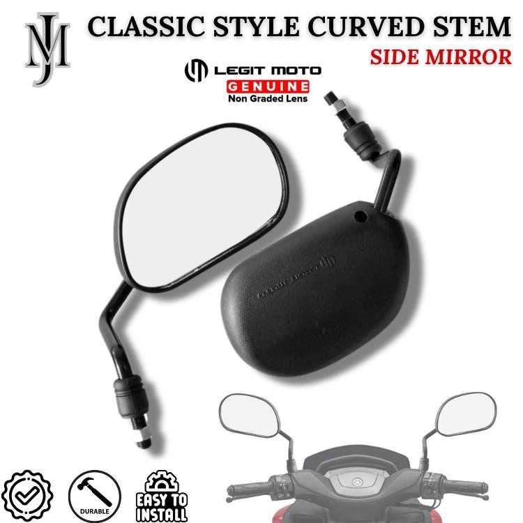 Motorstar Xplorer 250R LEGITMOTO Classic Style Chrome/Black Curved Stem ...