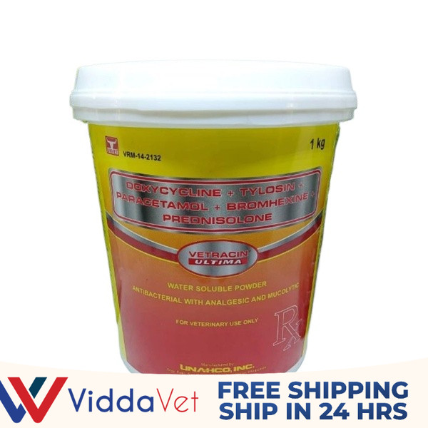 1kg Vetracin Ultima water soluble for animals for poultry and farm ...