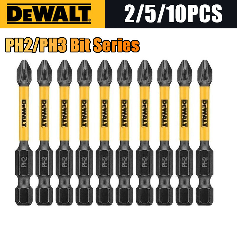 2/5/10PCS DEWALT Impact Screwdriver Head PH2 57MM / 89MM Head Resistant ...