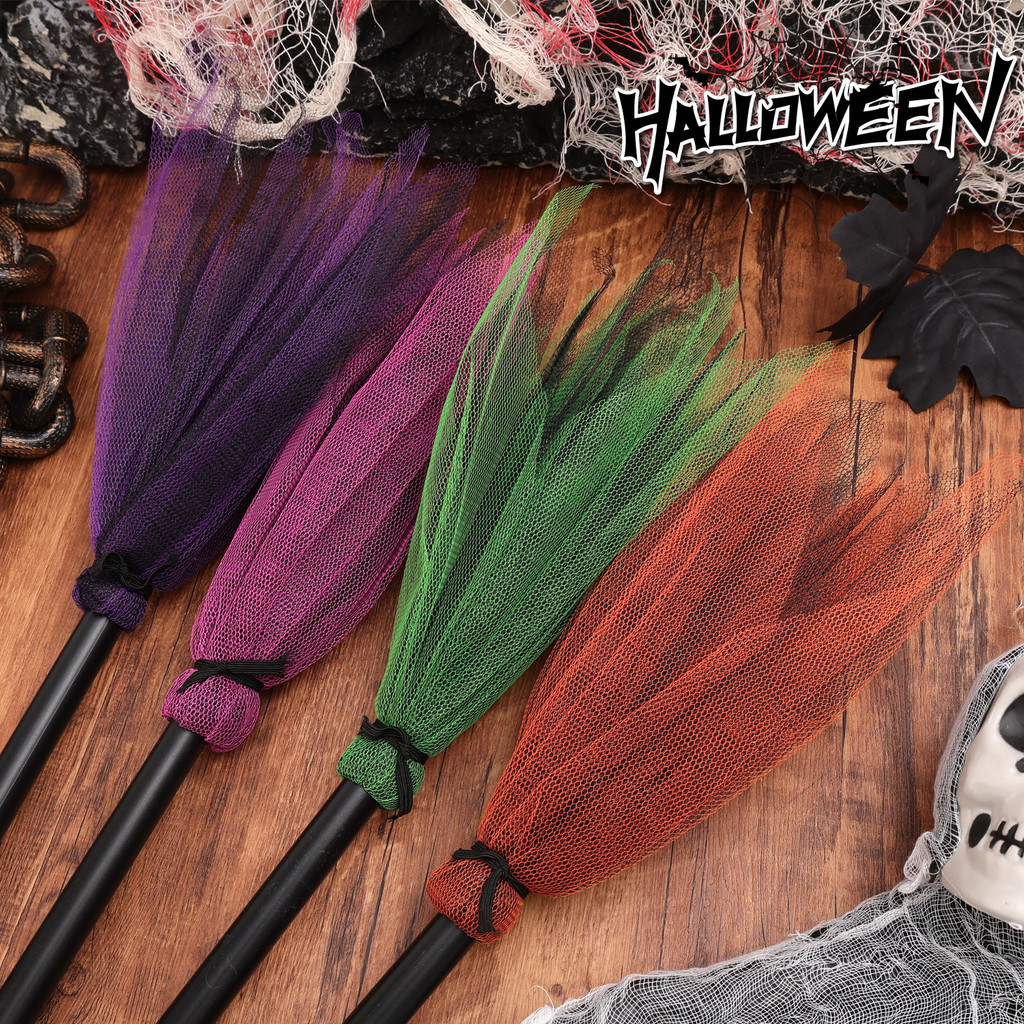 Detachable Halloween Witch Broom Prop - Flying Ghost Festival ...