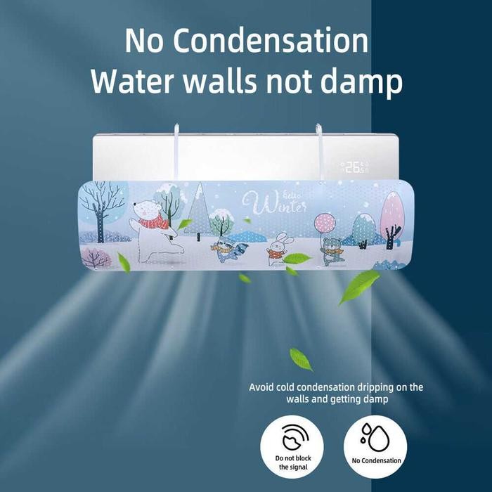 Air Conditioner Windshield AC Reflector Motif - WINTER ICE | Shopee ...