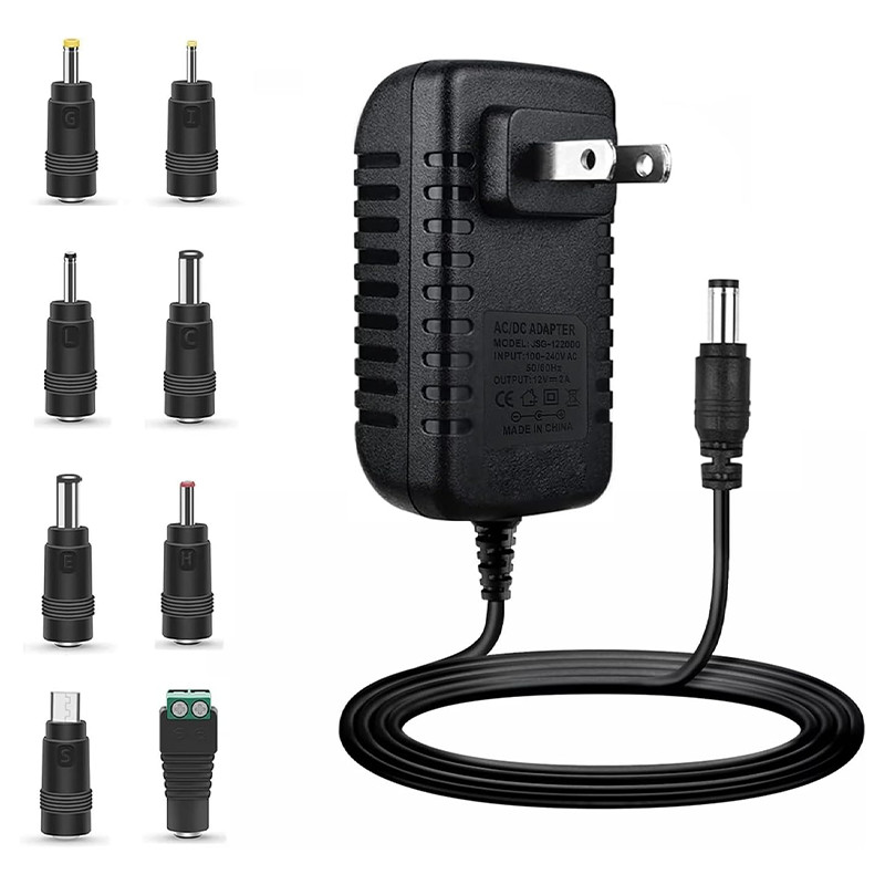 12v 2a Power Supply Ac/Dc Adapter Charger Adaptor Supply 2A Power ...