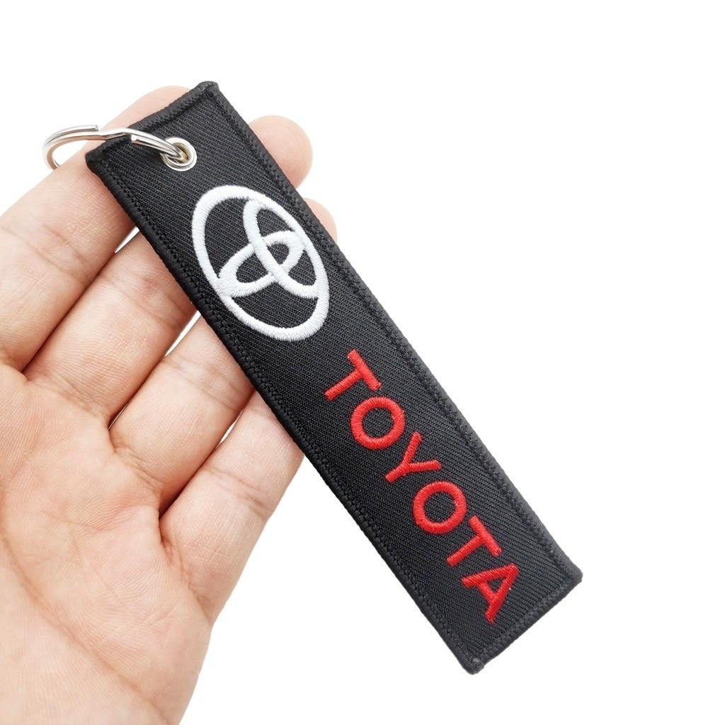 TOYOTA Car Logo Keytag Keychain Keyring - JDM Style Accessories for ...