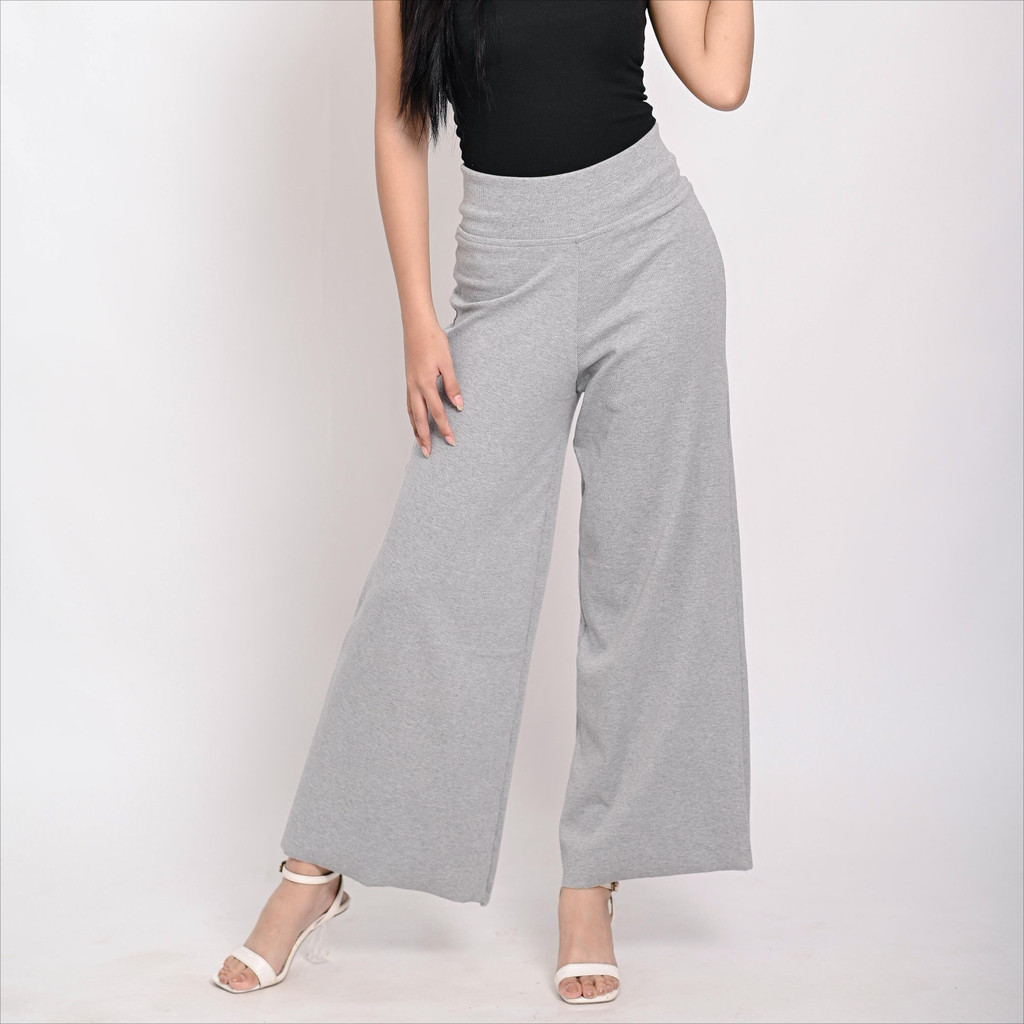 High-Waist Wide-Leg Tummy control pants – Sleek & Cozy Everyday Wear ...