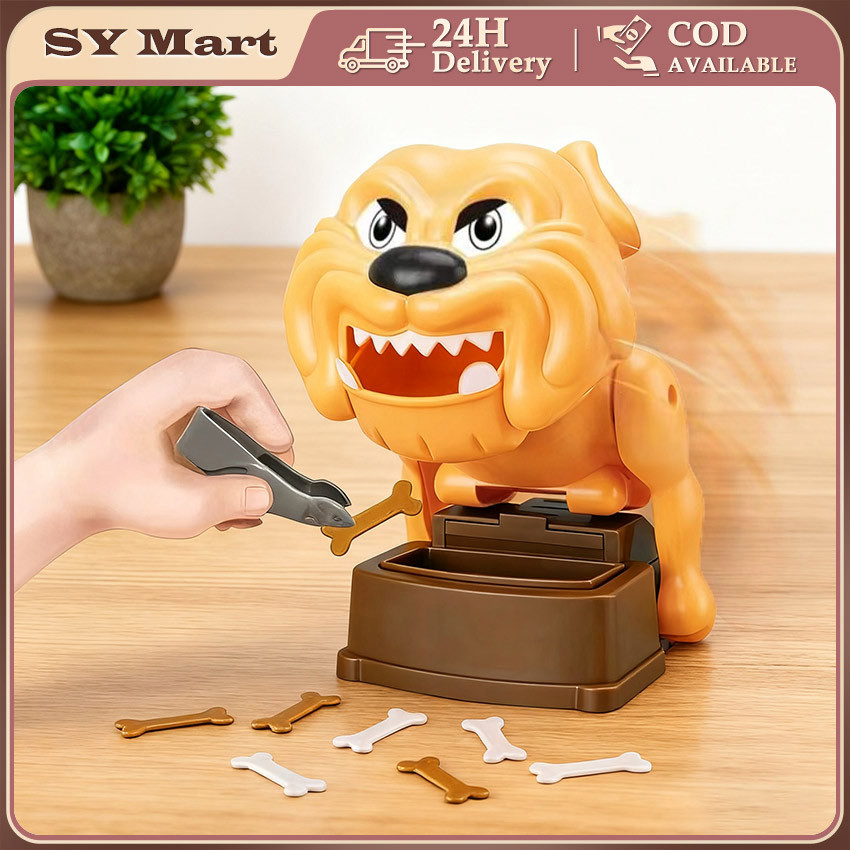 SYMart Bad Dog Game Toy Stealing Bone Action Game Tricky Dog Board Game ...