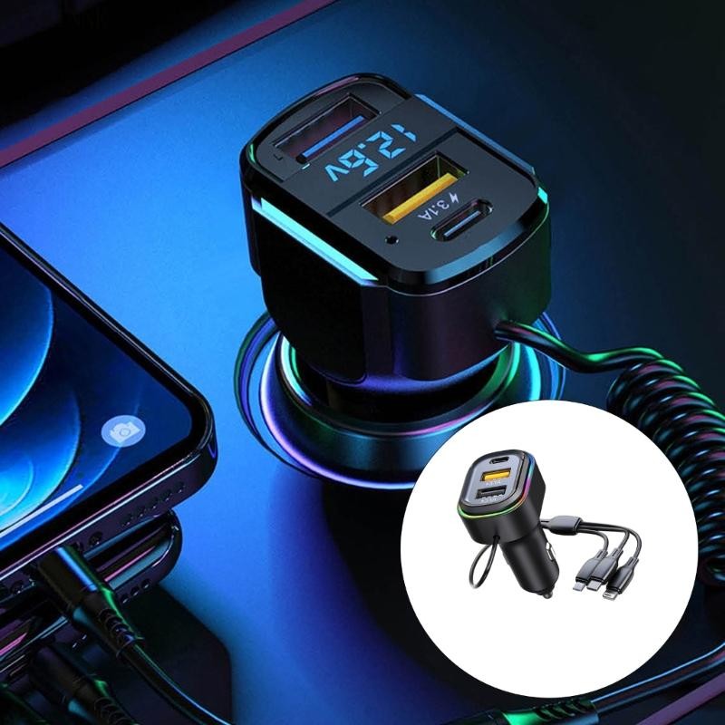 VIKK Charging Vehicle Power Unit Three USB Positions Small ...