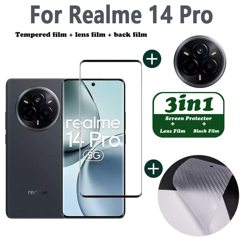 Realme 14 Pro 5G Tempered Glass Realme 14 13 12 11 10 Pro Plus 5G Note ...