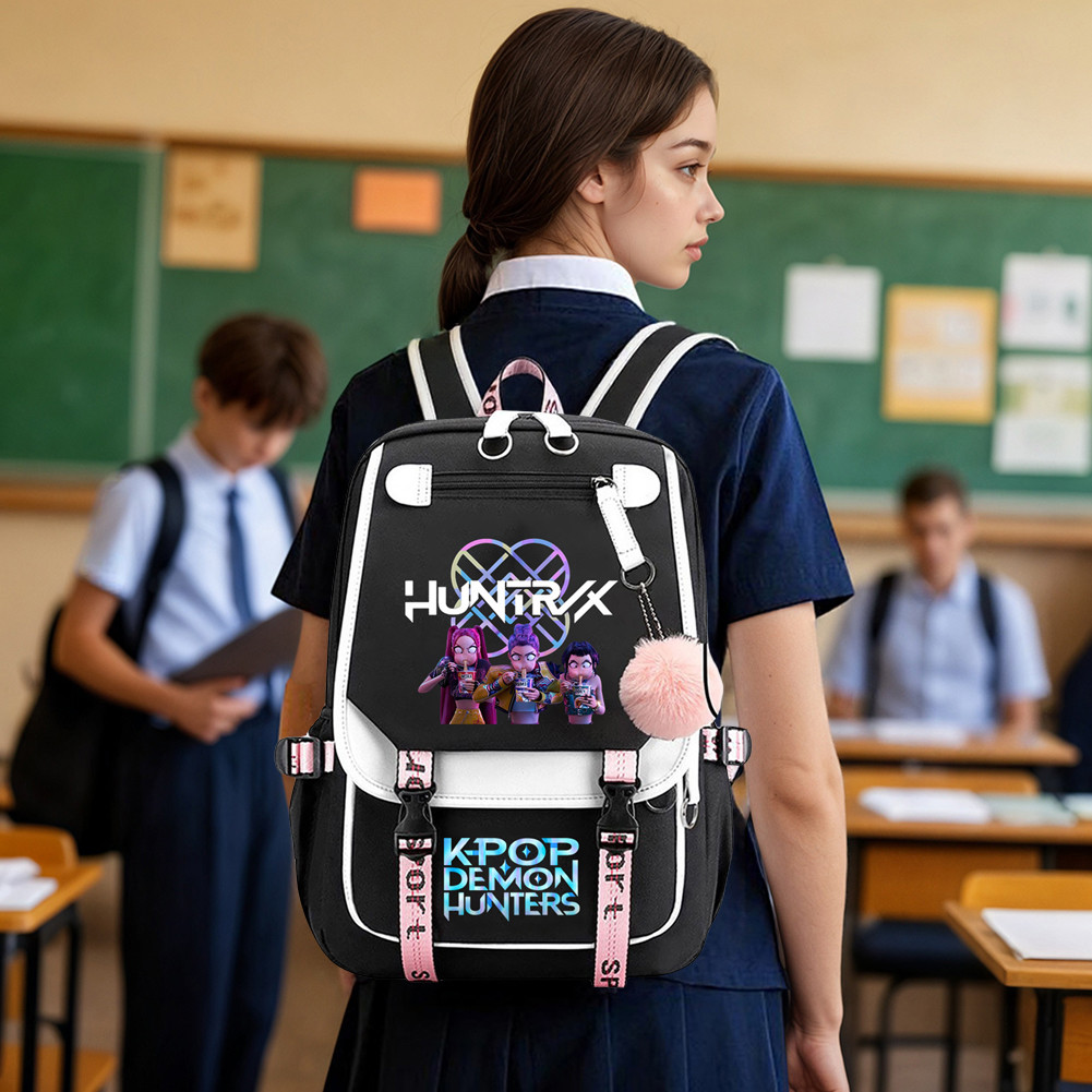 KKD For KPop Demon Hunters Backpack Demon Slayer Backpack For Kpop ...