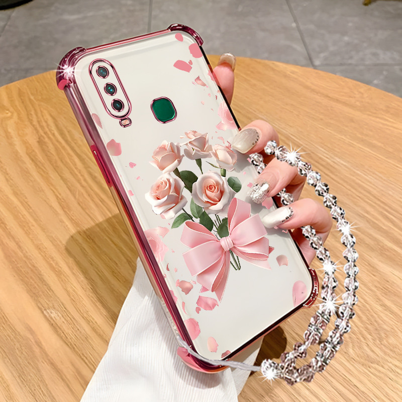 Case for vivo Y11 Y12 Y15 Y17 1901 Y19 phone casing Transparent ...