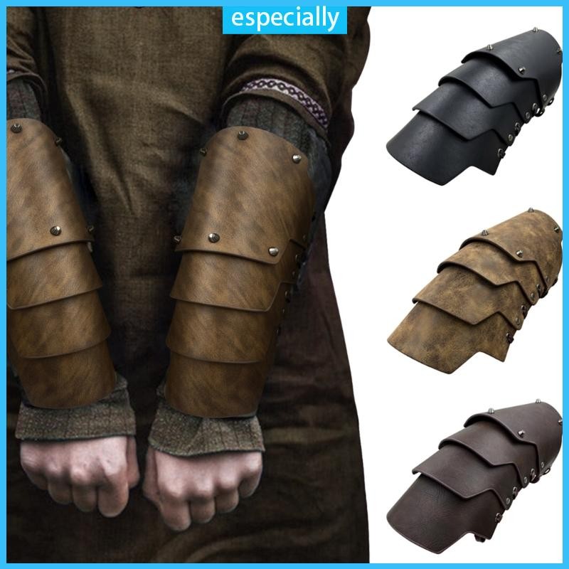 ESP Rivets Studded Arm Guard Medieval Renaissances Arm Bracers Cosplay ...