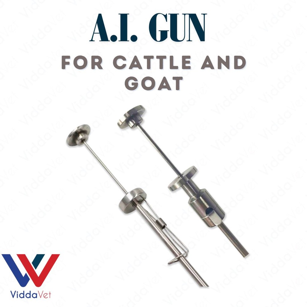 Stainless Steel AI Gun Rod for Cattle and Goat Reusable Farm Equipment ...