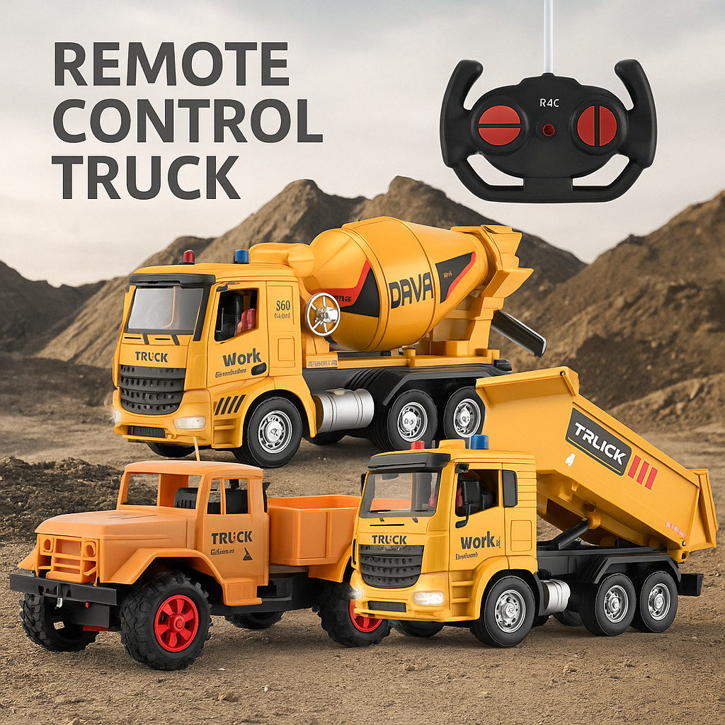 Remote Controlled Truck Toys Wireless Controlled Dump Trucks Cement ...
