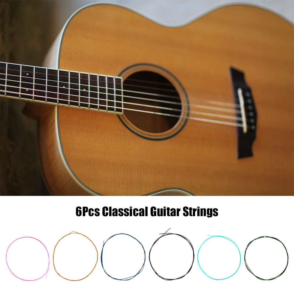 guli-th 6PCS Classical Guitar Strings Normal Tension Alloy Nylon String ...