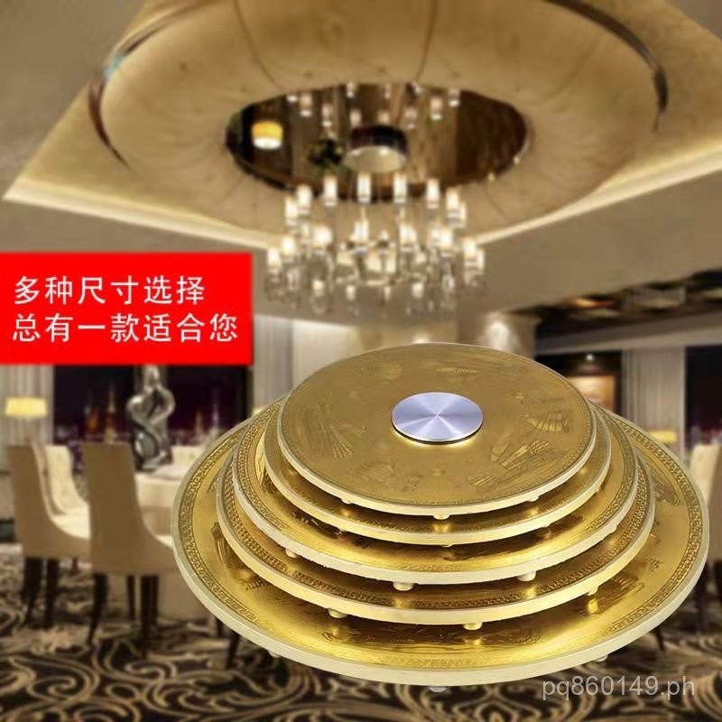 Dining Table Turntable Tempered Glass Large Round Plate Base Rotating ...