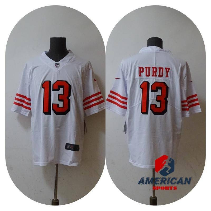 Men's NFL San Francisco 49ers Brock Purdy White Limited Football Jersey ...