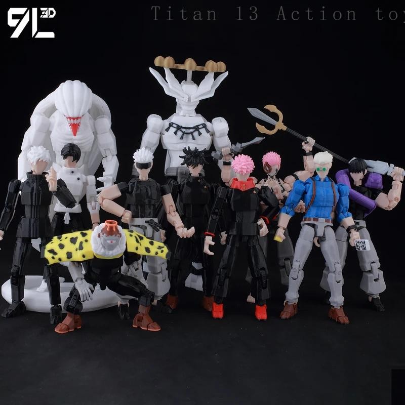 Lucky13 T13 Action figure 9L3D Printed Lucky Dummy 13 Jujutsu Kaisen ...