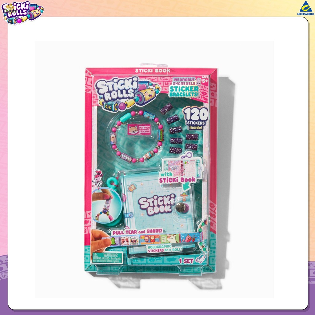 120PCS Sticki Rolls Adhesive Roll Bracelets Wearable & Shareable DIY ...