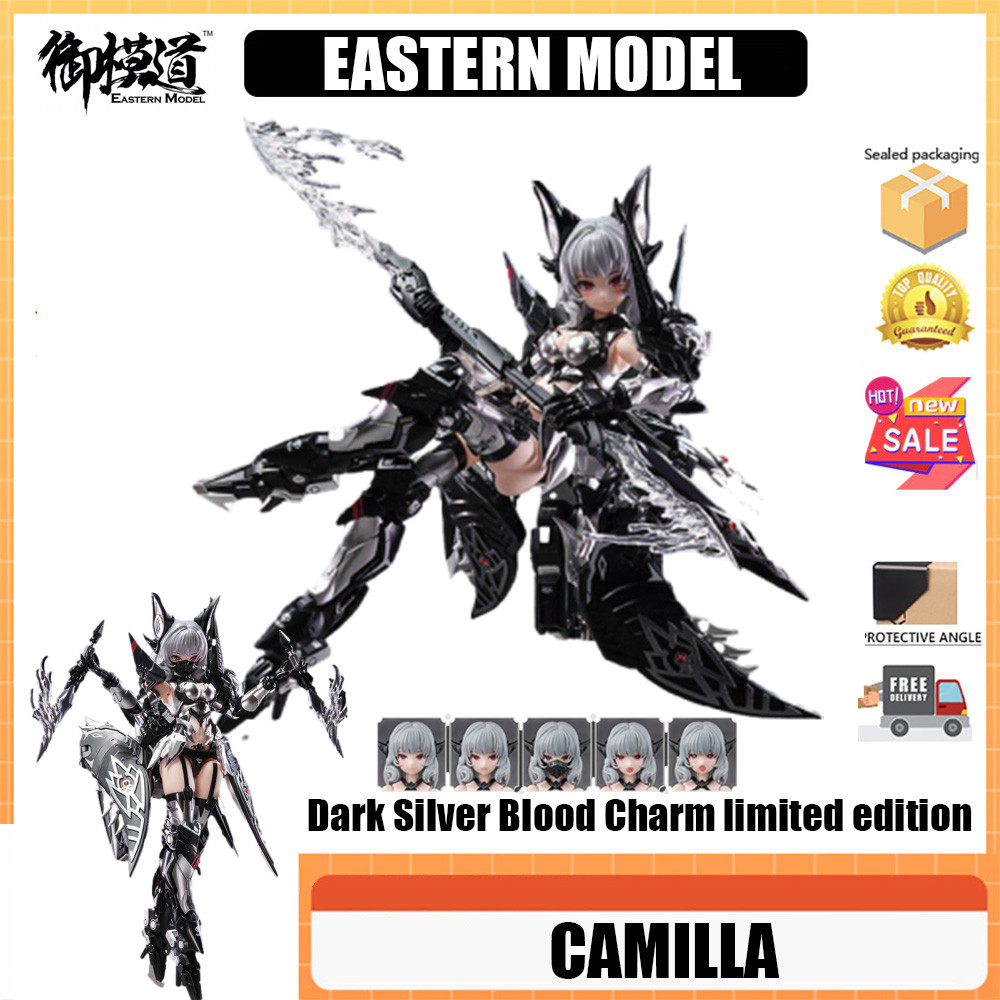 EASTERN MODEL CAMILLA Dark Silver Blood Charm Silver Blood Charm ...