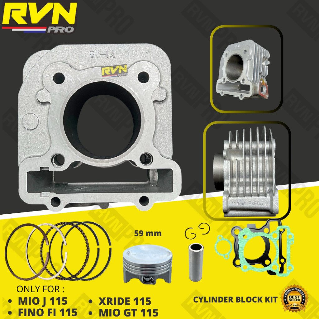 BLOCK SEHER BORING BORE UP MIOJ MIO J FINO F1 115 XRIDE 115 MIO GT 115 ...